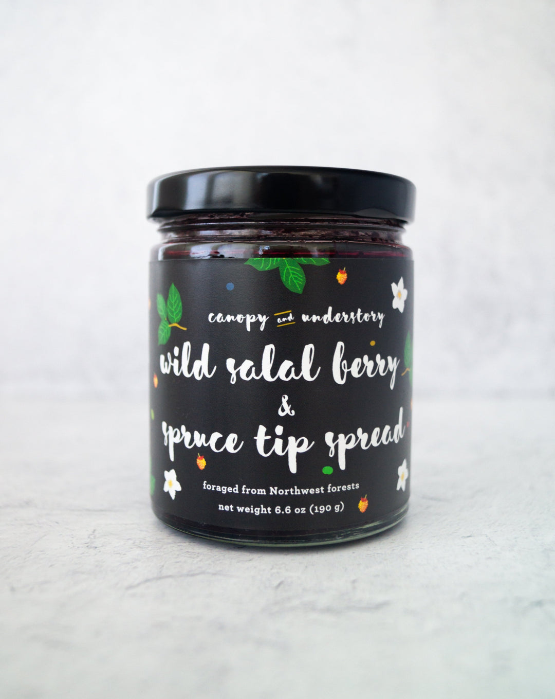 Wild Salal Berry & Spruce Tip Spread - Low-Sugar Jam – Canopy and ...